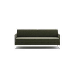 Schlafsofa HESTB&AElig;K "Hestb&aelig;k 33 3-Sitzer, Breite 208cm, Komfortsitzh&ouml;he 47cm, Bettfunktion", winter moss, B:208cm H:79cm T:82cm, 100% Polyester, Sofas, Schlafsofa, Umklappbar, Querschl&auml;fer, sehr komfortabel, Stauraum