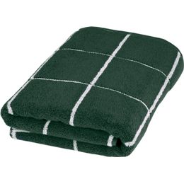 Duschtuch Ross "&Uuml;berkaro 9032", gr&uuml;n (moosgr&uuml;n), B:75cm L:140cm, Frottier, Baumwolle, Handt&uuml;cher, 100% Baumwolle, kariert, in modischen Karo Farben
