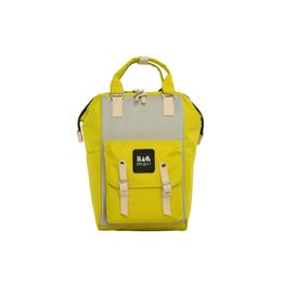Handtasche BAGMORI "BAG mori Bag Bagmori Diaper Bag", Damen, Gr. onesize, gelb, Obermaterial: 100% Polyester, Taschen Handtasche