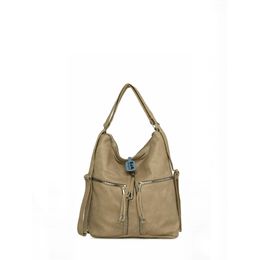Handtasche BAGMORI "BAG mori Bag Bagmori Bag Bag", Damen, Gr. onesize, mink, Obermaterial: 100% Polyethylen, Taschen Handtasche