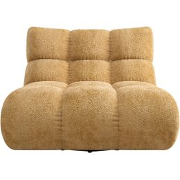 1,5-Sitzer Home Affaire "Graceland, 360 drehbarer Sessel, Breite 107cm", old, gold, B:112cm H:85cm T:108cm, 100% Polyester, Sofas, mit eleganter Steppung, Rundumbezug & weicher Polsterung
