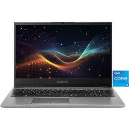 Captiva Business-Notebook "Business/Office I10-0752GE", silberfarben, 16 GB RAM 500 GB SSD, Core i5, ohne Betriebssystem, Notebooks