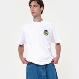 T-Shirt Santa Cruz "ROSKOPP SCREAMING TARGET T-SHIRT", Herren, Gr. M, wei&szlig;, Obermaterial: 100% Baumwolle, Shirts T-Shirt