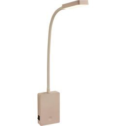 Briloner Leuchten LED Leselampe "CIELO 2361011", beige, Leuchten
