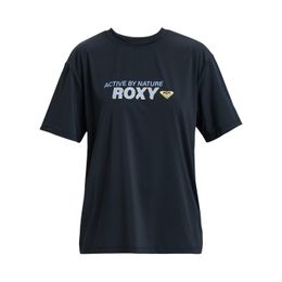 Funktionstop Roxy "Boundless Spirit", Damen, Gr. XS, grau (anthrazit), Obermaterial: 86% Polyester, 14% Elasthan., Tops