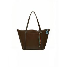 Handtasche BAGMORI "BAG mori Bag Bagmori Tote Bag", Damen, Gr. onesize, braun, Obermaterial: 100% Polyester, Taschen Handtasche