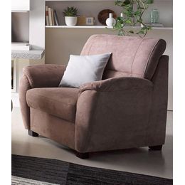 Sit & More Sessel SIT & MORE "Pandora", braun (schoko), B:103cm H:91cm T:90cm, Luxus-Microfaser ALTARA NUBUCK (100% Polyester);Luxus-Microfaser (100% Polyester);Luxus-Microfaser ALTARA NUBUCK (100% Polyester), Sessel, Sessel