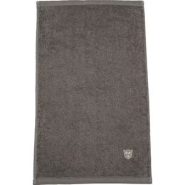 G&auml;stehandt&uuml;cher Ross "Vita 4004", grau (flanell), B:30cm L:50cm, Frottier, Obermaterial: 100% Baumwolle, Handt&uuml;cher, Bestickung Ross-Emblem