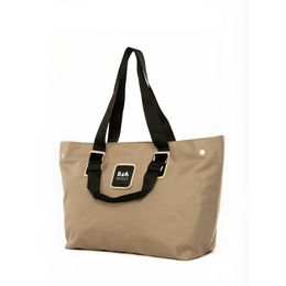 Handtasche BAGMORI "BAG mori Bag Bagmori Diaper Bag", Damen, Gr. onesize, mink, Obermaterial: 100% Polyester, Taschen Handtasche