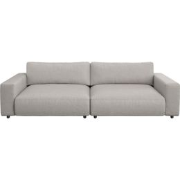 Big-Sofa Musterring "LUCIA Mega Sofa, hoher Sitzkomfort, Breite 252cm, Kontrastnaht", beige (beige bax), B:252cm H:81cm T:124cm, Flachgewebe FLORIS (100% Polyester);Flachgewebe VALMONT (60% Baumwolle/ 40% Leinen);Microfaser CRONA (100% Polyester), Sofas, Big-Sofa, in vielen Qualit&auml;ten und 4 unterschiedlichen N&auml;hten, 2,5-Sitzer