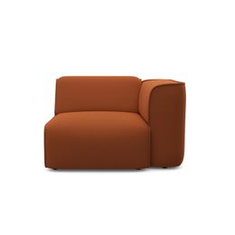 Sessel OTTO HOME "Sofa-Eckelement, Ma&szlig;e B/T/H: 109/97/46 cm", orange (terra), B:109cm H:70cm T:97cm, Struktur fein (100% Polyester);Samtoptik (100% Polyester);Samtcord (92% Polyester, 8% Polyamid), Sessel, Sessel, als Modul oder separat verwendbar, f&uuml;r individuelle Zusammenstellung