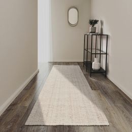 Villeroy & Boch Teppich VILLEROY & BOCH "Rosalie Juteteppich", reinwei&szlig;, B:80cm H:10mm L:300cm, Jute, Teppiche, Teppich, L&auml;ufer, 100% Jute, Natur, Wohnzimmer, Esszimmer, Schlafzimmer, GRS