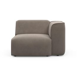 Sessel OTTO HOME "Sofa-Eckelement, Ma&szlig;e B/T/H: 109/97/46 cm", grau (taupe), B:109cm H:70cm T:97cm, 100% Polyester, Sessel, Sessel, als Modul oder separat verwendbar, f&uuml;r individuelle Zusammenstellung