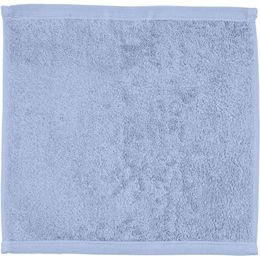 Seiftuch Ross "Vita 4004", blau (himmelblau), B:30cm L:30cm, Baumwolle, Handt&uuml;cher