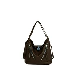 Handtasche BAGMORI "BAG mori Bag Bagmori Bag Bag", Damen, Gr. onesize, braun, Obermaterial: 100% Polyethylen, Taschen Handtasche