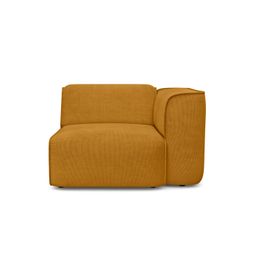 Sessel OTTO HOME "Sofa-Eckelement, Ma&szlig;e B/T/H: 109/97/46 cm", gelb (curry), B:109cm H:70cm T:97cm, Struktur fein (100% Polyester);Samtoptik (100% Polyester);Samtcord (92% Polyester, 8% Polyamid), Sessel, Sessel, als Modul oder separat verwendbar, f&uuml;r individuelle Zusammenstellung