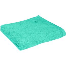 Handt&uuml;cher Ross "Vita 4004", blau (lagune), B:50cm L:100cm, Frottier, Obermaterial: 100% Baumwolle, Handt&uuml;cher, Bestickung Ross-Emblem