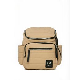Handtasche BAGMORI "BAG mori Bag Bagmori Diaper Bag", Damen, Gr. onesize, mink, Obermaterial: 100% Polyester, Taschen Handtasche