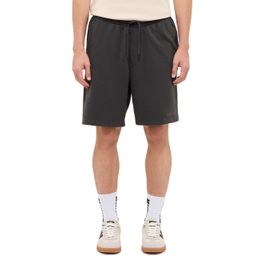 Shorts Mustang "Herren Style Trenton Shorts", Herren, Gr. L, 4088 schwarz, Sweatware, 100% Baumwolle, meliert, regular fit, Hosen Shorts