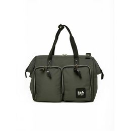 Handtasche BAGMORI "BAG mori Bag Bagmori Diaper Bag", Damen, Gr. onesize, grau, Obermaterial: 100% Polyester, Taschen Handtasche