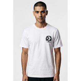 T-Shirt Converse "MEN'S Converse TREE T-SHIRT", Herren, Gr. XXL, wei&szlig;, Obermaterial: 100% Baumwolle, Shirts T-Shirt