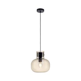 Pendelleuchte Paul Neuhaus "SHITAKE", gelb (amber), Leuchten, 1, &Oslash; 25cm, 1 Stk., Pendelleuchte, &Oslash;:25cm