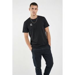 T-Shirt Hummel "HMLGO 2.0 T-SHIRT S/S", Herren, Gr. M (48/50), schwarz, Obermaterial: 100% Baumwolle, normal, Rundhals, Shirts T-Shirt