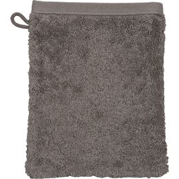 Waschhandschuh Ross "Vita 4004", grau (flanell), B:16cm L:22cm, Frottier, Handt&uuml;cher