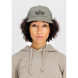 Trucker Cap Alpha Industries "Basic Trucker Cap", Herren, Gr. onesize, gr&uuml;n (dunkelgr&uuml;n), Baumwolle, Caps