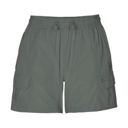Shorts Killtec "KOS 181 WMN SHRTS", Damen, Gr. 36, Normalgr&ouml;&szlig;en, mittelgrau, Obermaterial: 88% Polyamid, 12% Elasthan, Hosen Shorts, Leichte, schnelltrocknende Shorts mit 4-Wege-Stretch und Taschen