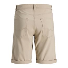 Jack & Jones Shorts JACK & JONES JUNIOR "JPSTRICK DYLAN ORIGINAL SHORTS JNR", M&auml;dchen, Gr. 158, N-Gr, string, Web, Obermaterial: 98% Baumwolle, 2% Elasthan, unifarben, normal, Hosen Shorts