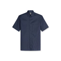 Businesshemd OLYMP "OLYMP Luxor, comfort fit, New Kent", Herren, Gr. 40, Normaler Arm, marine, 100% Baumwolle, Hemden