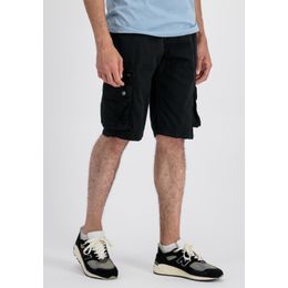 Shorts Alpha Industries "Alpha Short", Herren, Gr. 34, Normalgr&ouml;&szlig;en, schwarz, Obermaterial: 100% Baumwolle, Hosen Shorts