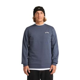 Sweatshirt Billabong "Arch Cr", Herren, Gr. L, blau (ombre blau), Obermaterial: 55% Baumwolle, 25% Baumwolle, 20% Microfaser;, Sweatshirts Sweatshirt