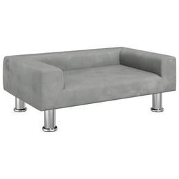 vidaXL Hundebett grau 70 cm, 26,5 cm, 70 cm
