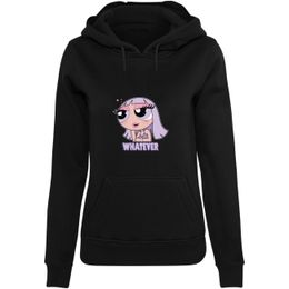 Kapuzenpullover MISS TEE "Miss Tee Damen Forever Whatever Hoody", Damen, Gr. L, schwarz, 65% Baumwolle, 35% Polyester, unifarben, normal, ohne Ausschnitt, Pullover Kapuzenpullover