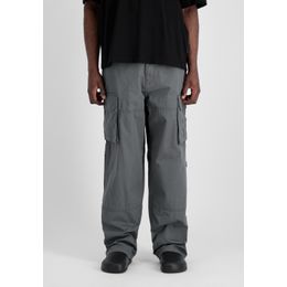 Cargohose Alpha Industries "Ripstop Patchwork Pant", Herren, Gr. 30, Normalgr&ouml;&szlig;en, grau (vintage grau), Obermaterial: 100% Baumwolle, Hosen Cargohose