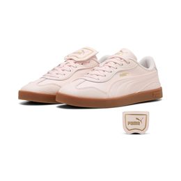 Sneaker Puma "CLUB AZURA L", Damen, Gr. 38, jasmine flower, gold, Leder, Schuhe Sneaker, f&uuml;r sportlichen Look, aus Leder, mit Gummilaufsohle, mit Schn&uuml;rung