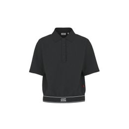 JOOP! Poloshirt JOOP "Talena", Damen, Gr. L, schwarz, Jersey, Obermaterial: 52% Baumwolle, 44% Polyester, 4% Elasthan, regular fit, Shirts