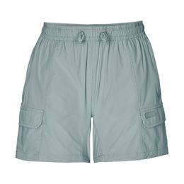 Shorts Killtec "KOS 181 WMN SHRTS", Damen, Gr. 36, Normalgr&ouml;&szlig;en, graugr&uuml;n, Obermaterial: 88% Polyamid, 12% Elasthan, Hosen Shorts, Leichte, schnelltrocknende Shorts mit 4-Wege-Stretch und Taschen
