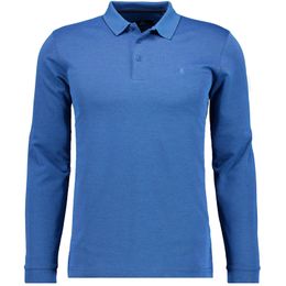 Poloshirt Ragman, Herren, Gr. XL, blau (blau, melange, 765), Piqu&eacute;, 70% Baumwolle 30% Polyester, regular fit, ohne Ausschnitt, Shirts