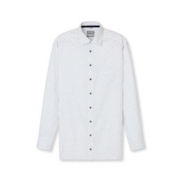 Businesshemd OLYMP "OLYMP Luxor, comfort fit, New Kent", Herren, Gr. 40, Normaler Arm, wei&szlig;, 100% Baumwolle, Hemden