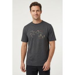 Funktionsshirt Killtec "KOS 78 MN TSHRT", Herren, Gr. L, dunkelanthra, Obermaterial: 65% Polyester, 30% Baumwolle, 5% Elasthan, Shirts Funktionsshirt