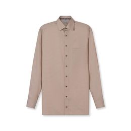 Businesshemd OLYMP "OLYMP Luxor, comfort fit, New Kent", Herren, Gr. 39, Normaler Arm, nougat, 100% Baumwolle, Hemden