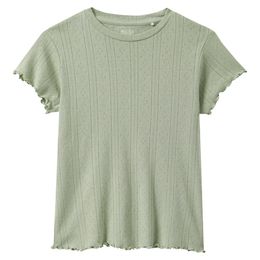 Yigga M&auml;dchen T-Shirt mit Ajour-Muster