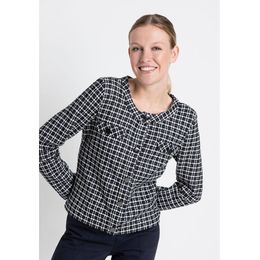 More & More More & More Blazer in Schwarz/ Wei&szlig; - 69% | Gr&ouml;&szlig;e 36 | Damenjacken