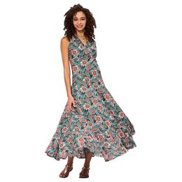 Aller Simplement Kleid in T&uuml;rkis/ Rot - 60% | Gr&ouml;&szlig;e 42 | Damen-kleider
