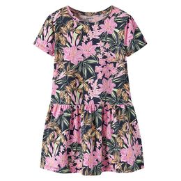 name it Kleid "Fennaz" in Rosa/ Orange - 35% | Gr&ouml;&szlig;e 104 | Kinderkleider
