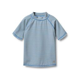 Wheat Badeshirt "Jackie" in Beige/ Blau - 44% | Gr&ouml;&szlig;e 116 | Kinder-bademode