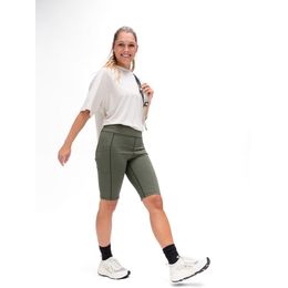 Maier Sports Funktionsshorts in Khaki - 48% | Gr&ouml;&szlig;e 38 | Damen-sporthosen